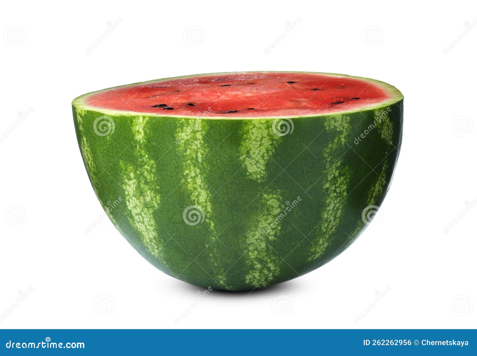 Corte De Melancia Deliciosa, Isolada Em Branco Foto de Stock - Imagem ...