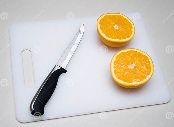 Corte la naranja imagen de archivo. Imagen de corte, vector - 7521185