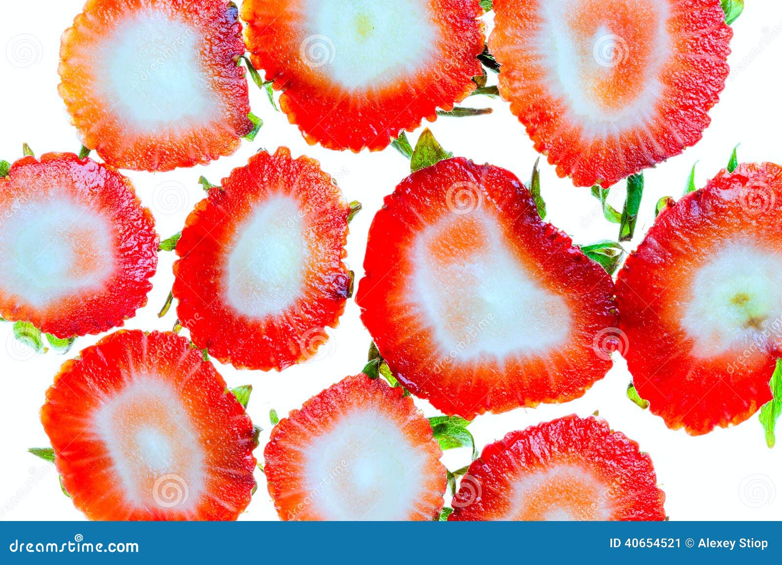 Corte las fresas imagen de archivo. Imagen de alimento - 40654521