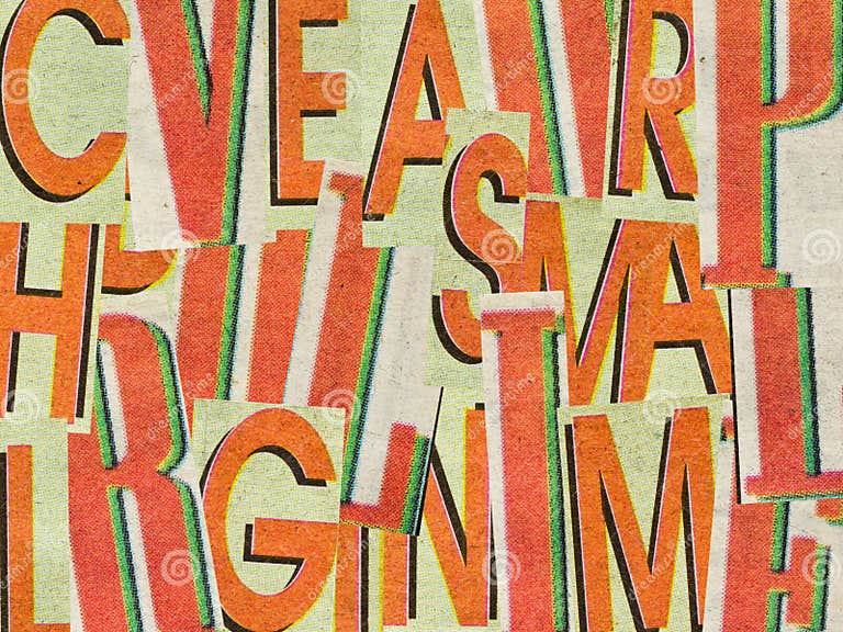 Corte letras foto de stock. Imagem de alfabeto, letra - 23620434