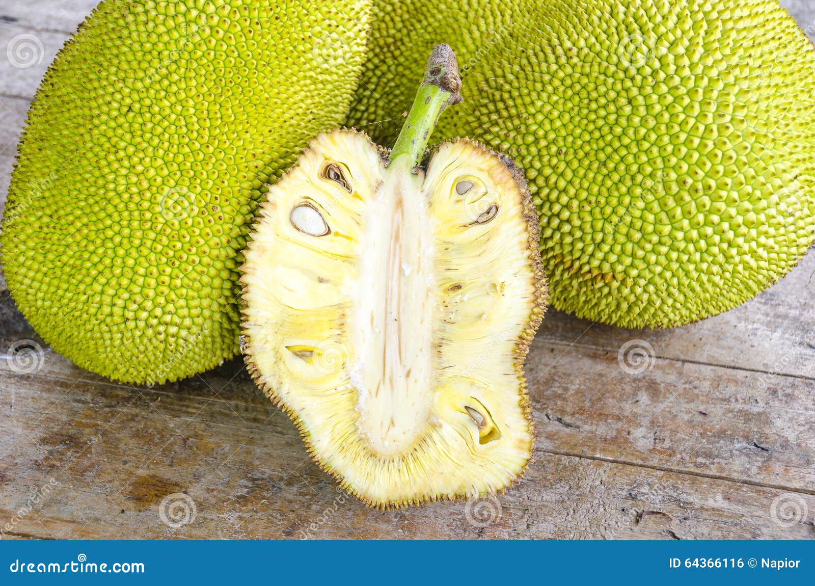 Corte Transversal De Jack-fruta Gigante Foto de archivo - Imagen de ...