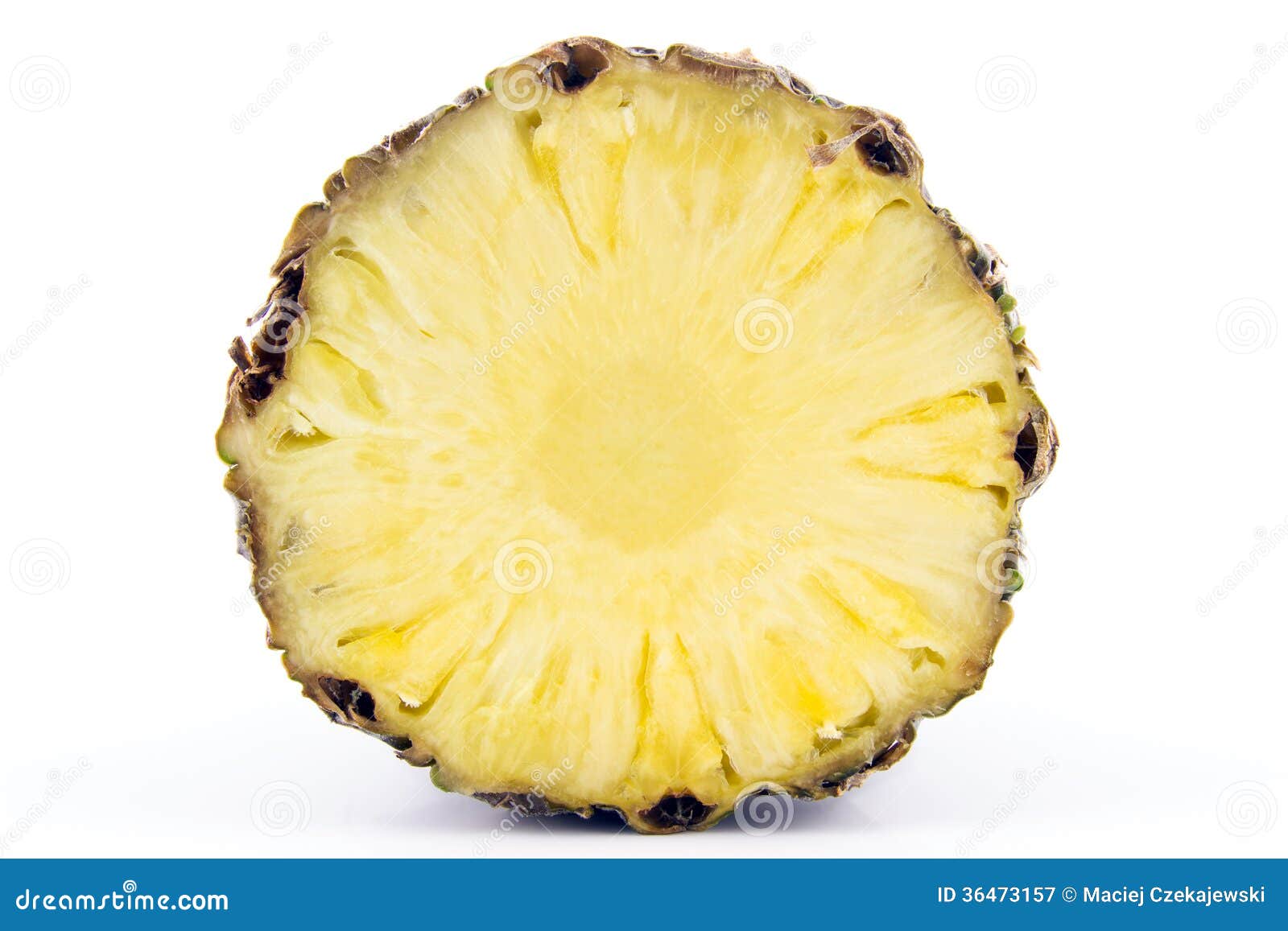 Corte Transversal De La Piña Imagen de archivo - Imagen de foto, salud ...