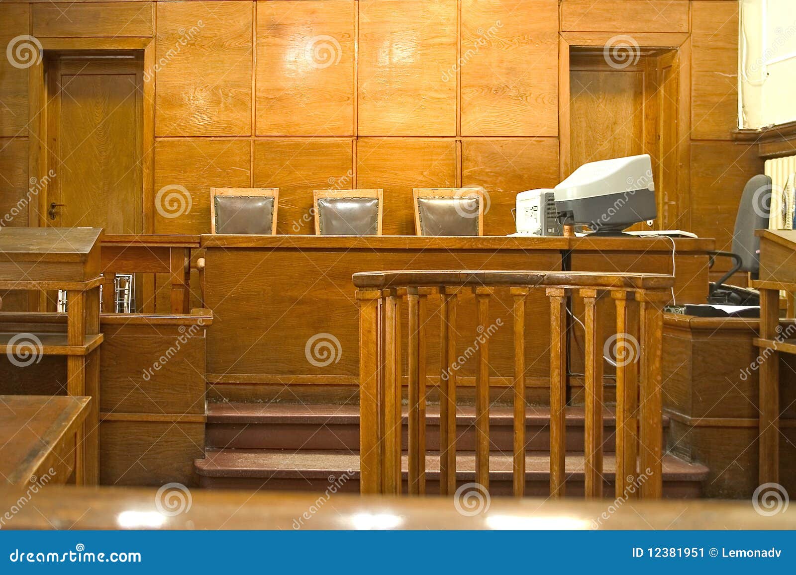 Corteje el sitio imagen de archivo. Imagen de courtroom - 12381951
