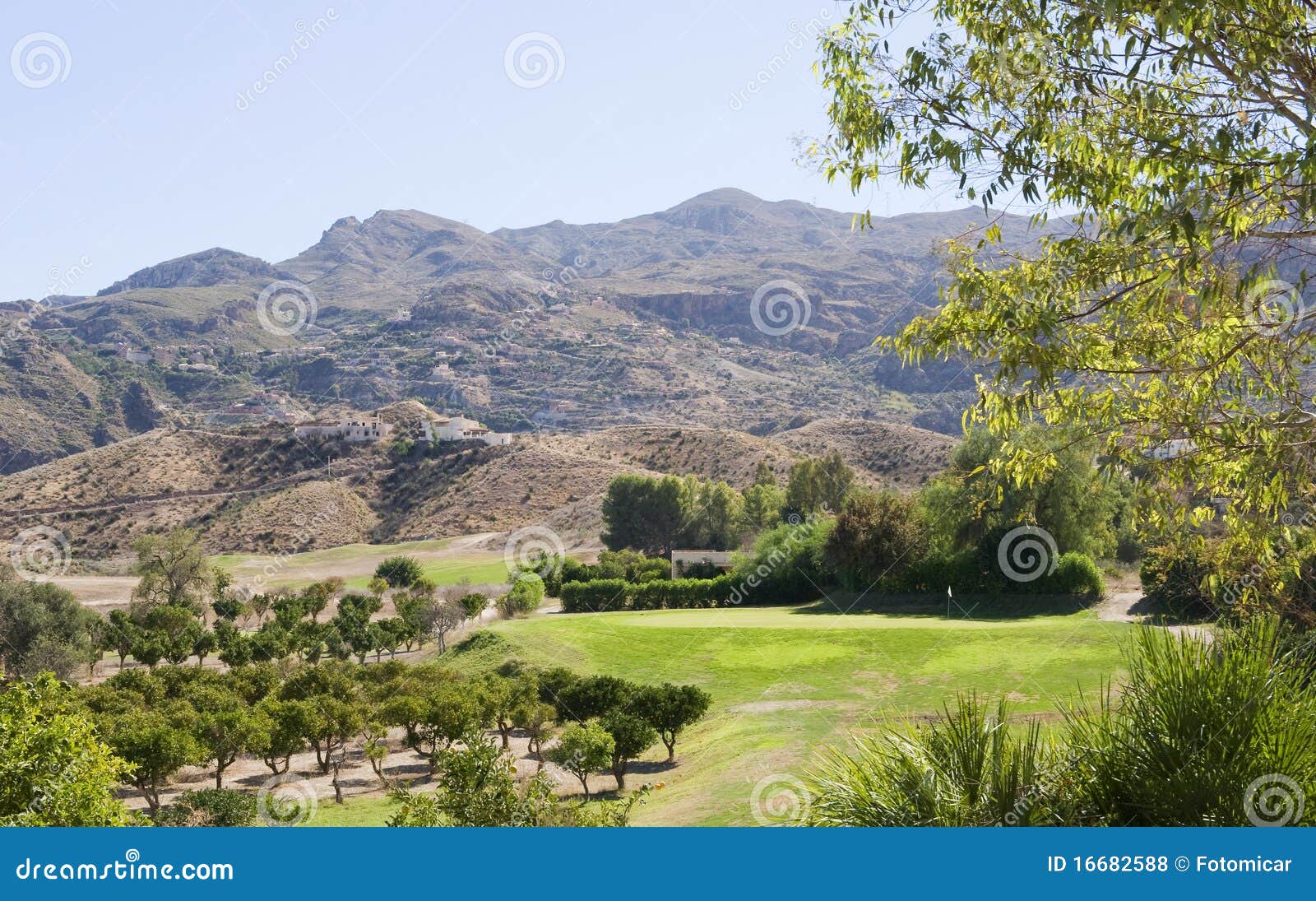 Cortijo Grande Golf Course Near Mojacar Stock Photo - Image of ...