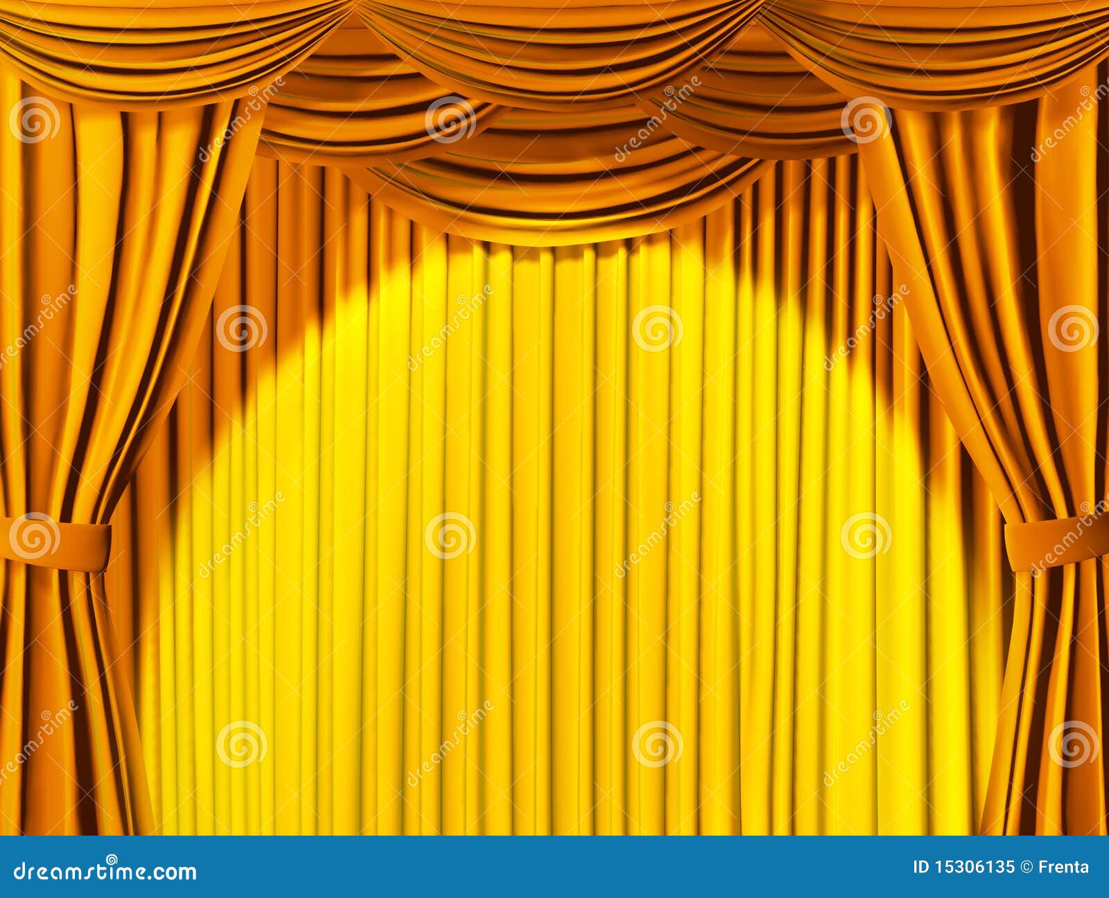 Cortina de teatro stock de ilustración. Ilustración de cerrado - 15306135