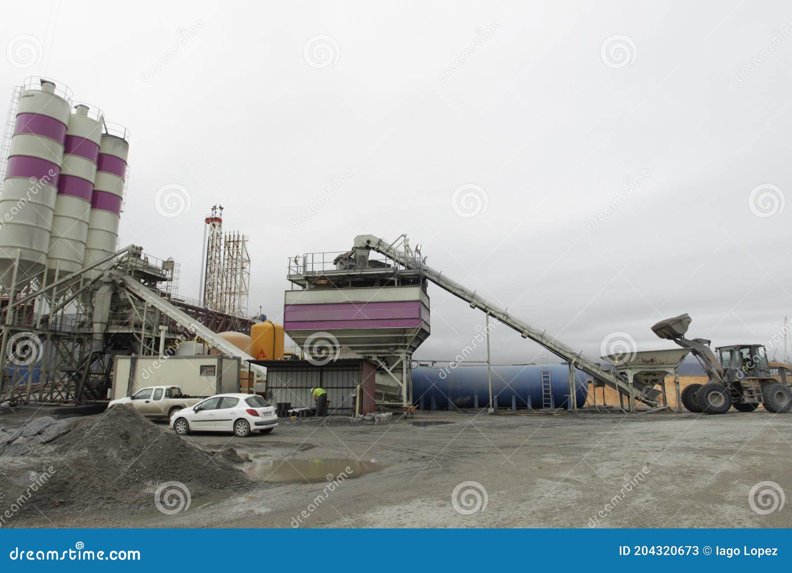 Cement Manufacturing Plant for Construction Editorial Stock Photo ...