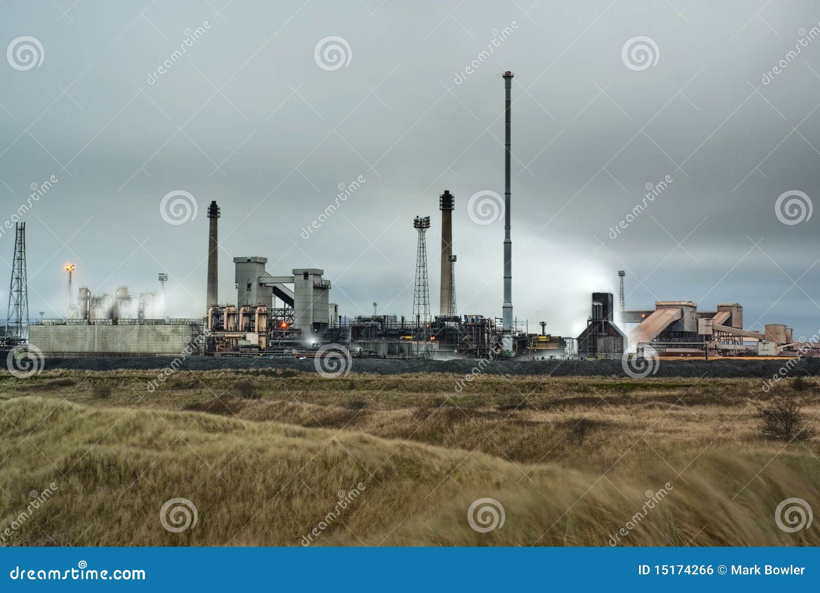 Corus Steelworks Redcar stock photo. Image of steelworks - 15174266