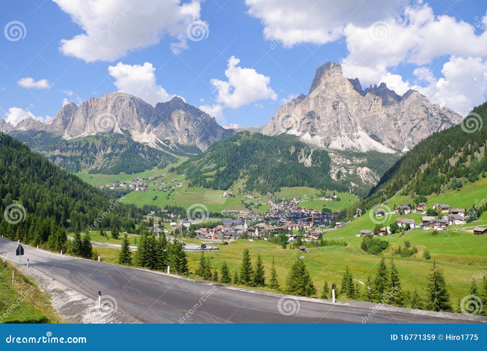 Corvara in Badia - Dolomites, Italy Stock Image - Image of world ...