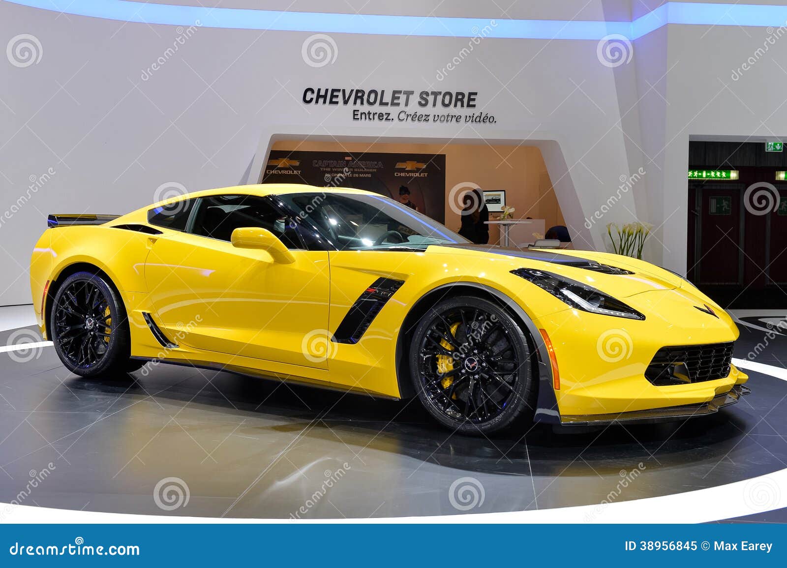 Corvetta C7 immagine editoriale. Immagine di vista, lucido - 38956845