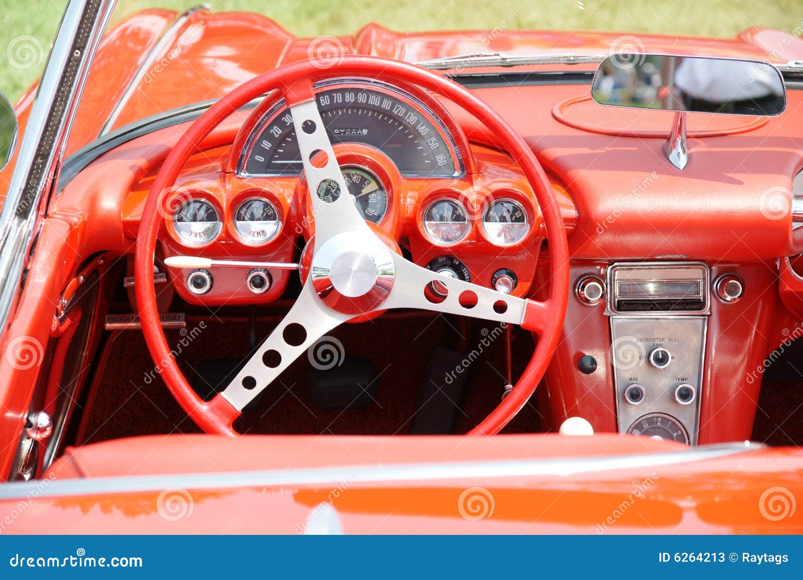 Corvette Dashboard stock image. Image of cluster, comptetours - 6264213