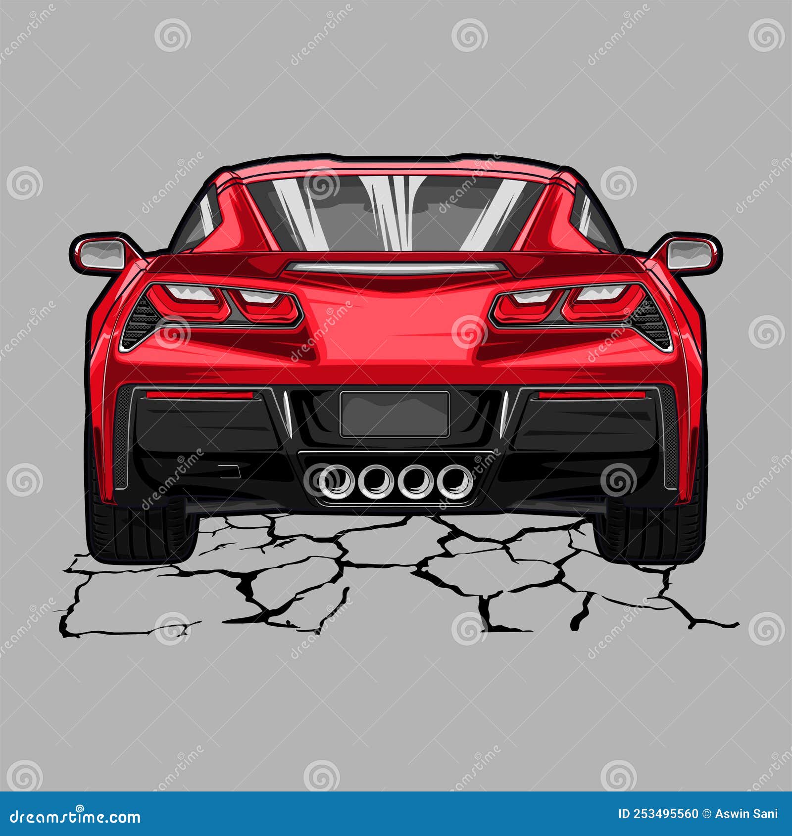 Corvette Stingray Vector