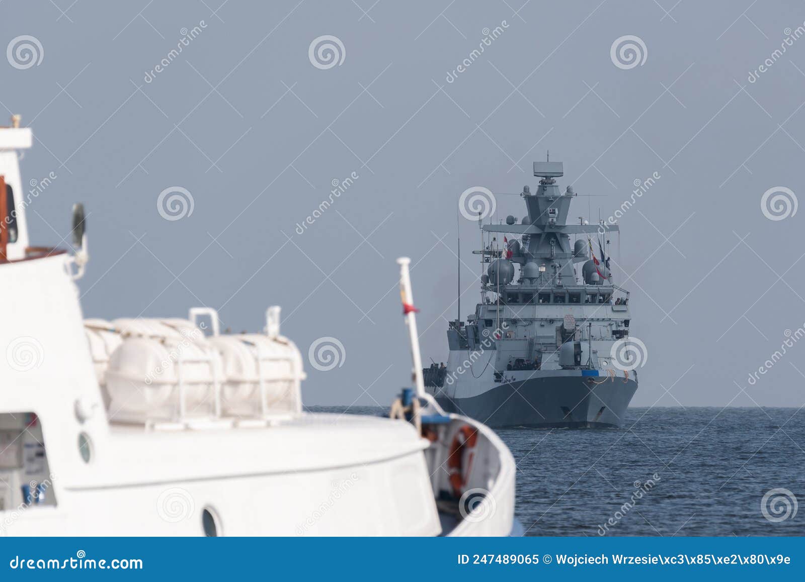 CORVETTE stock image. Image of artillery, forces, armament - 247489065