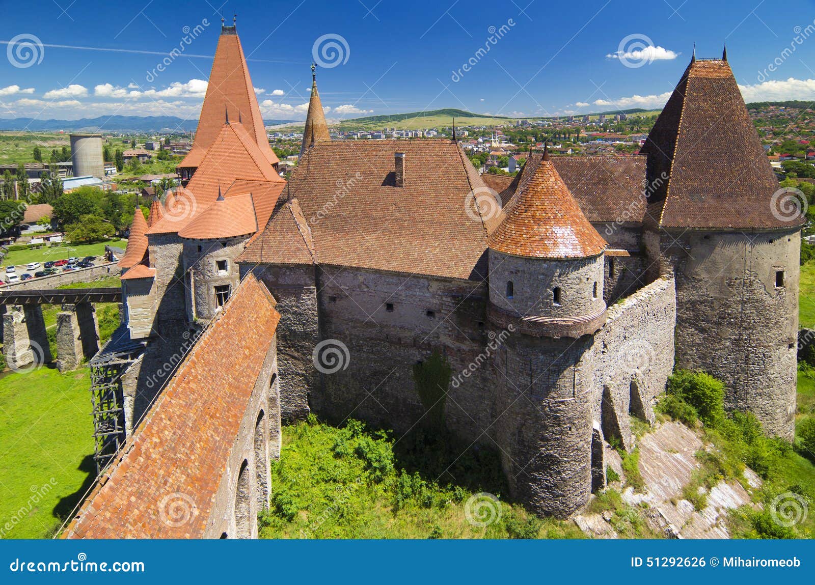 Corvins Castle stock photo. Image of hunyad, history - 51292626