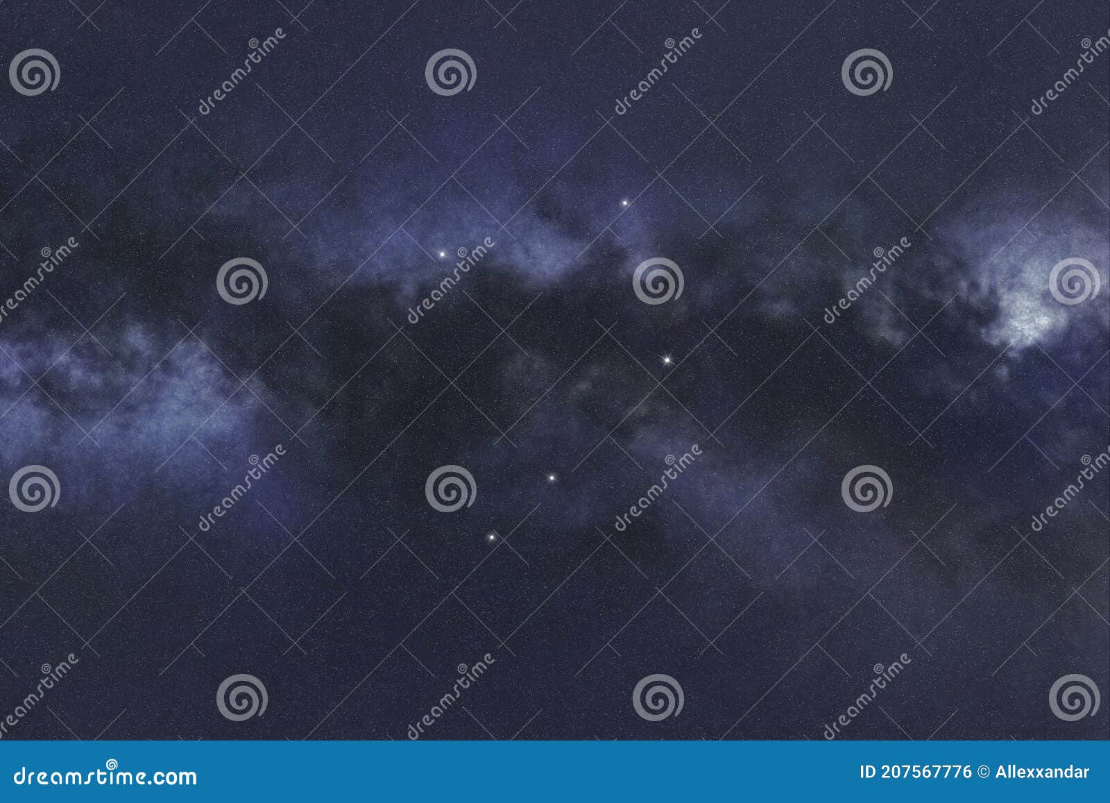 Corvus Star Constellation, Night Sky, Cluster Of Stars, Deep Space ...