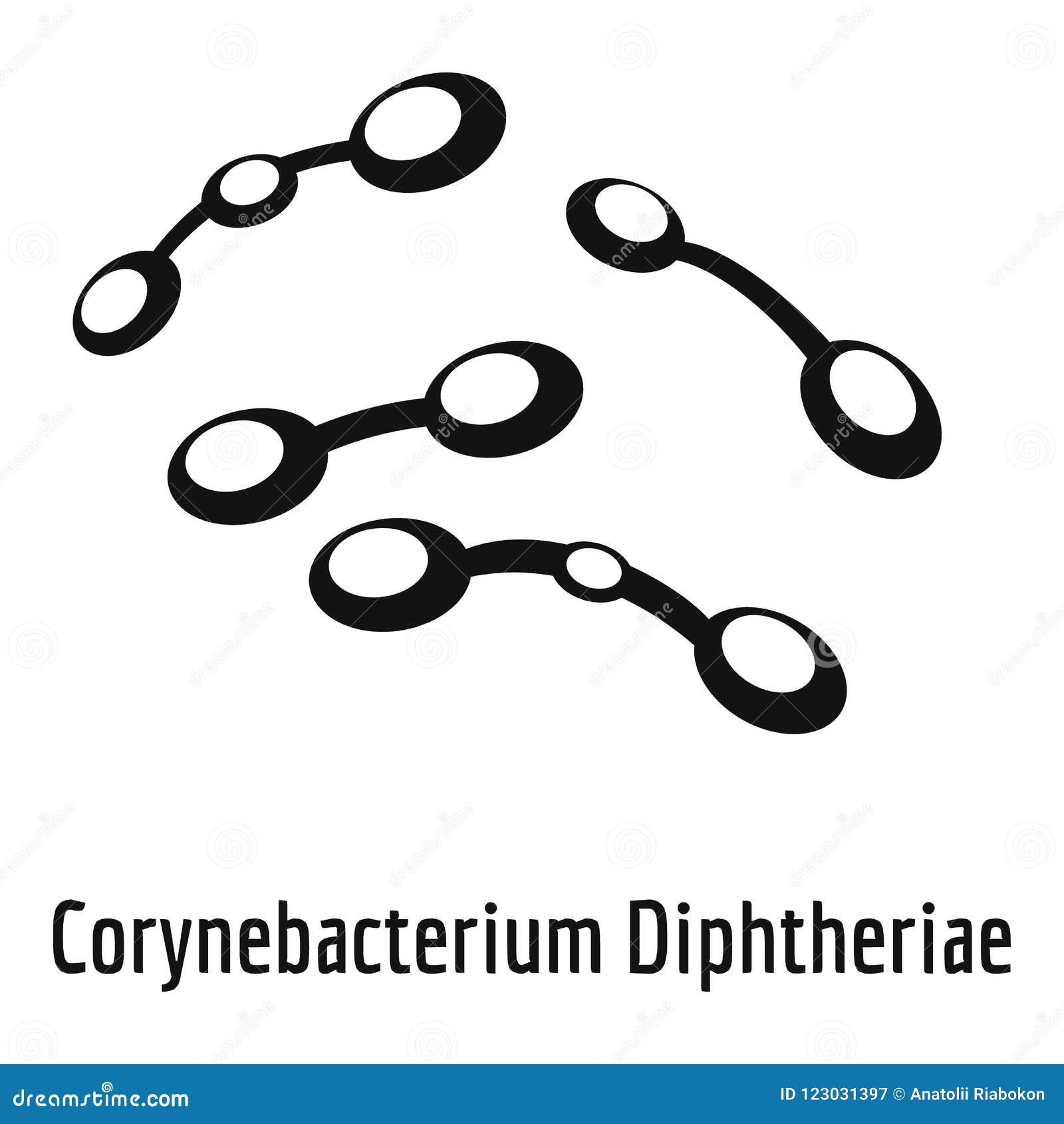 Corynebacterium Diphtheriae Icon, Simple Style. Stock Illustration ...
