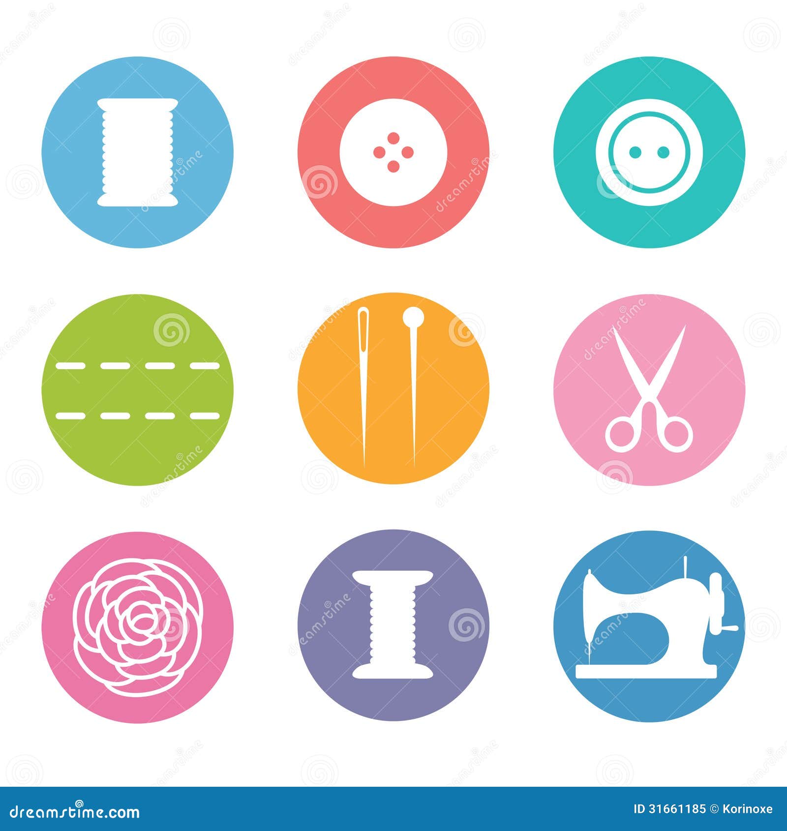 Cosa el sistema del icono ilustración del vector. Ilustración de ...