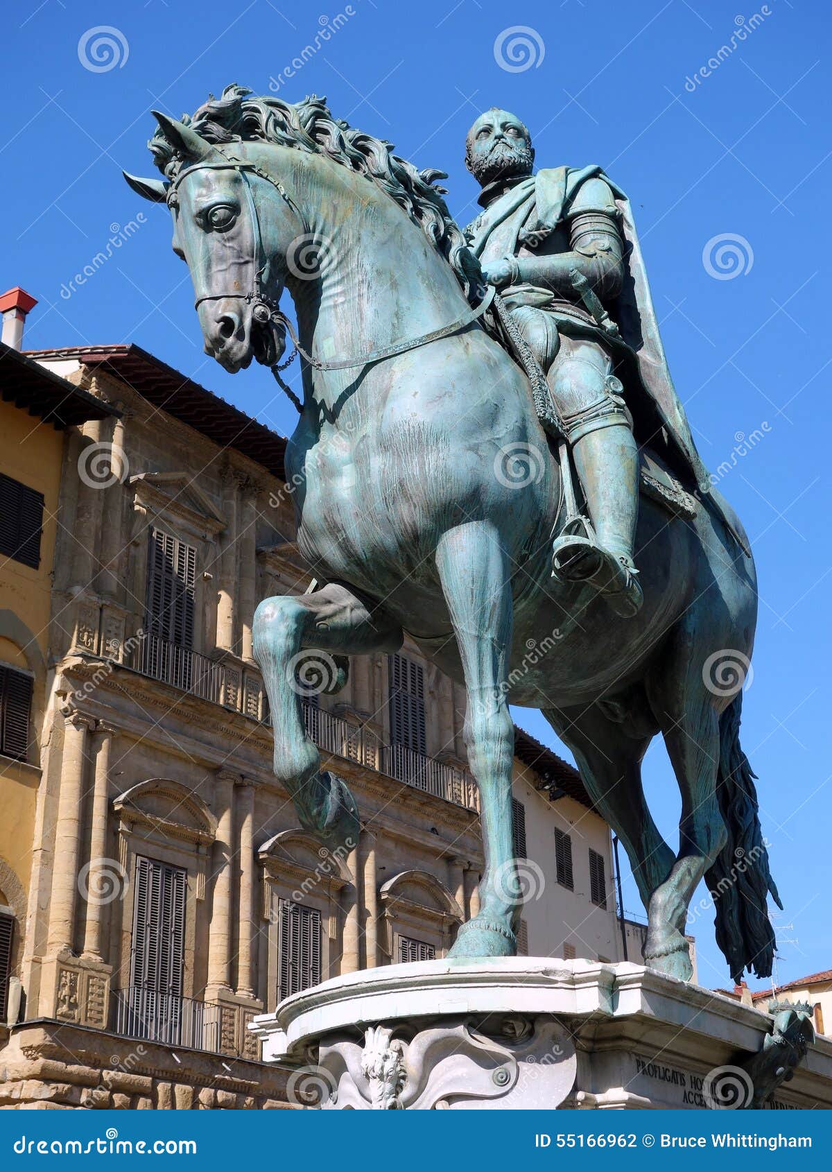 Cosimo De Medici Statue, Cavallo Bronzeo E Cavaliere, Firenze ...