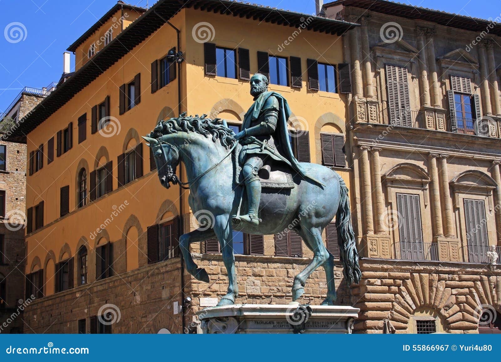 Cosimo I de Medici statue stock image. Image of landmarks - 55866967
