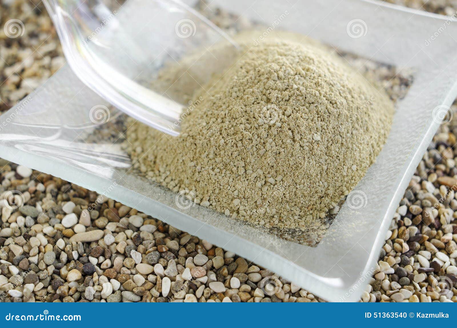 Cosmetic Clay Kaolin Powder Stock Photo - Image of body, natural: 51363540