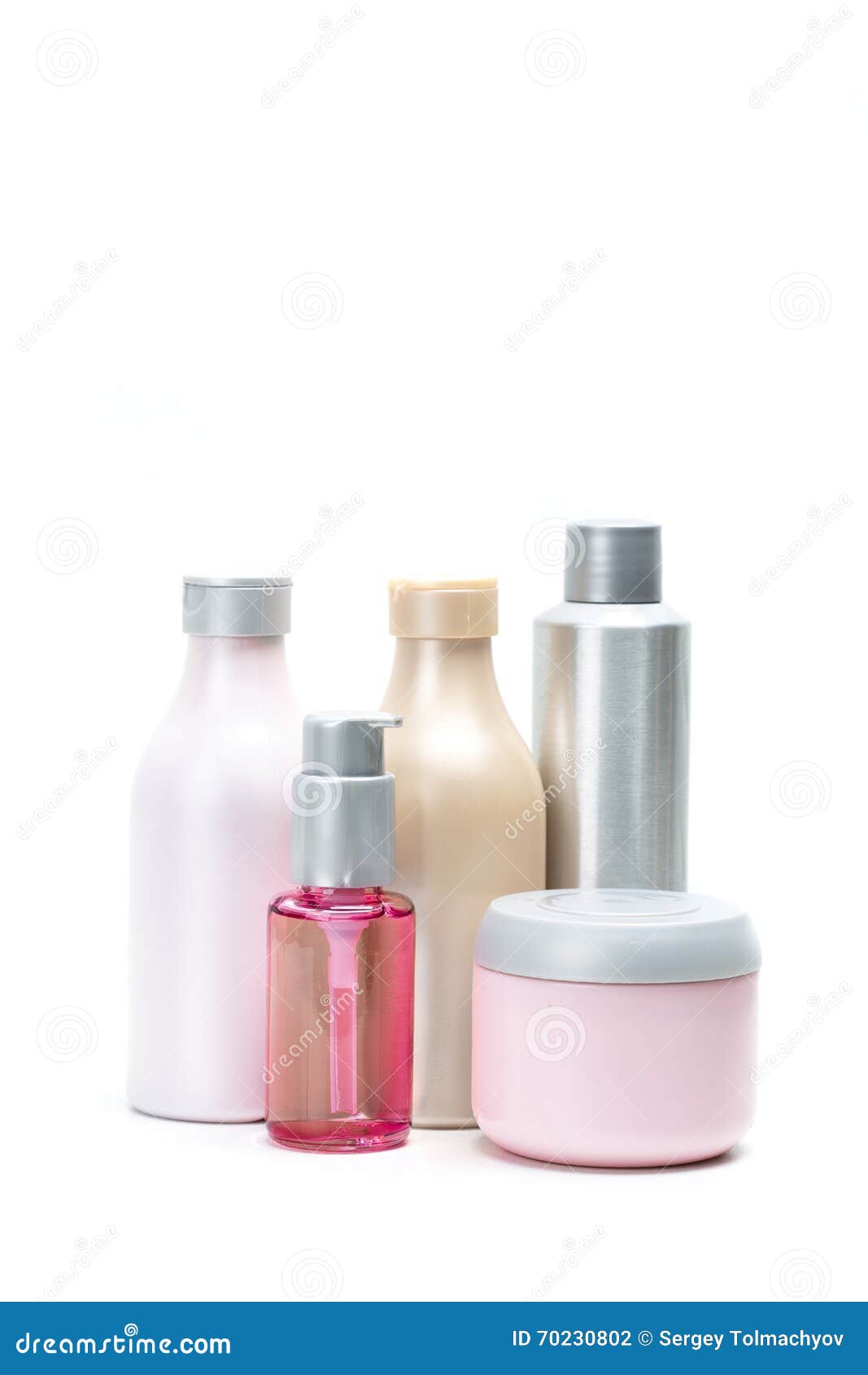 Cosmetic containers stock photo. Image of female, collection - 70230802