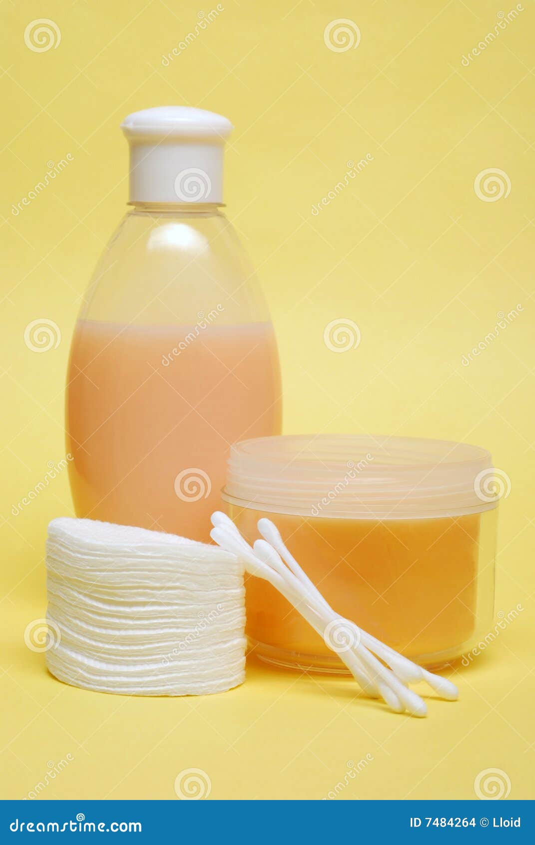 Cosmetic cream stock photo. Image of sticks, pads, makeup - 7484264