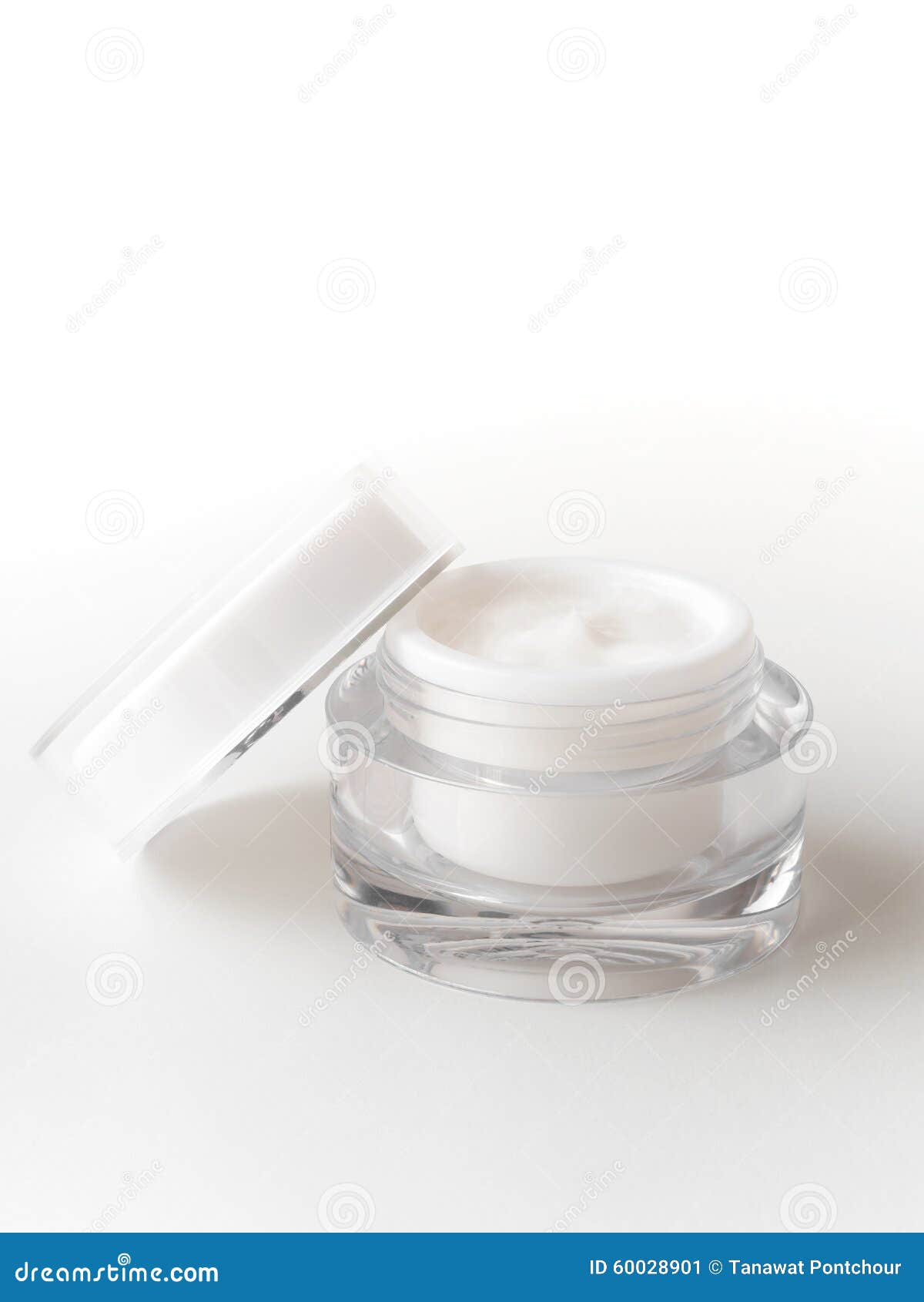 Cosmetic cream containers. stock image. Image of bottle - 60028901