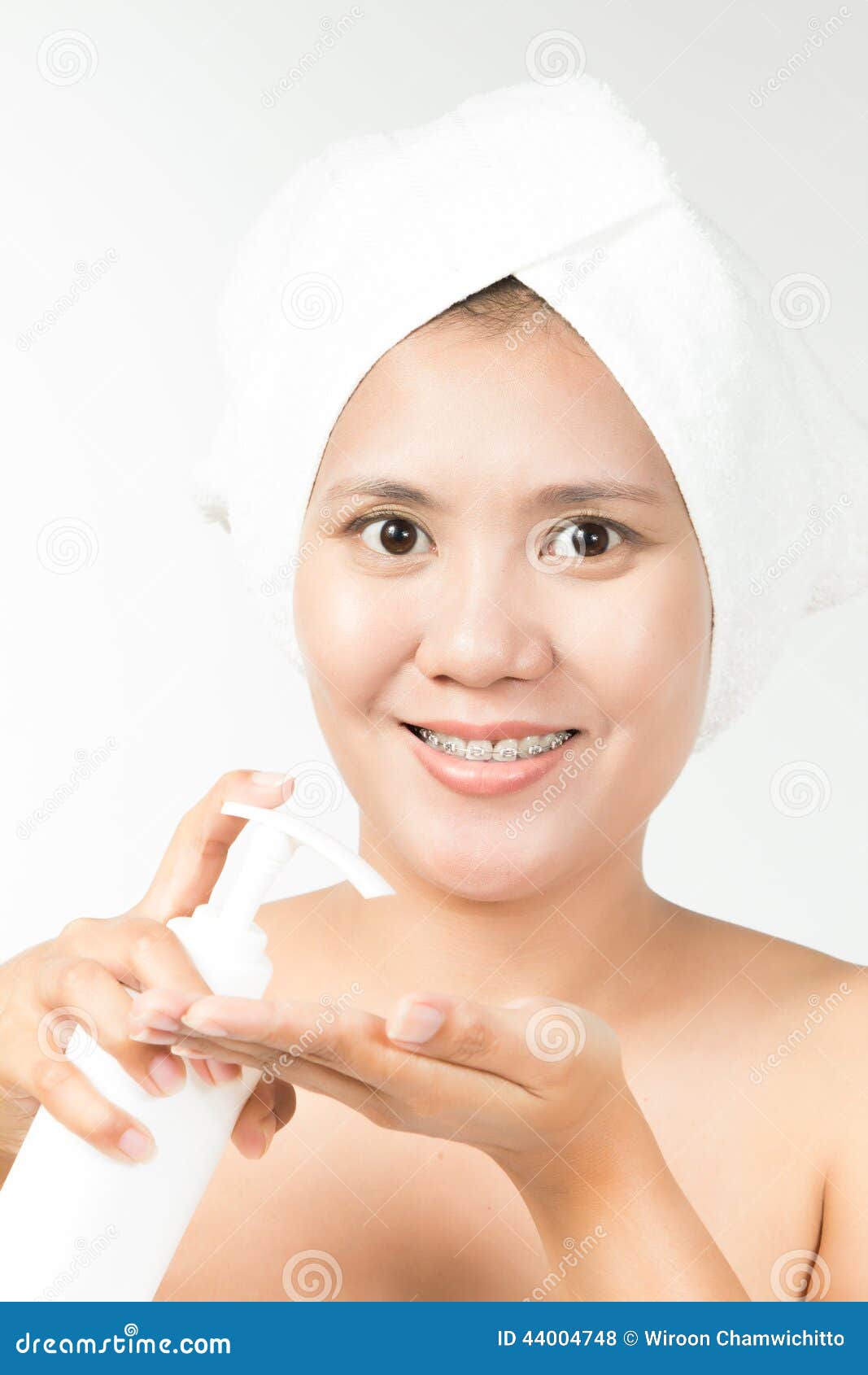 Cosmetic cream on hand stock photo. Image of cosmetic - 44004748