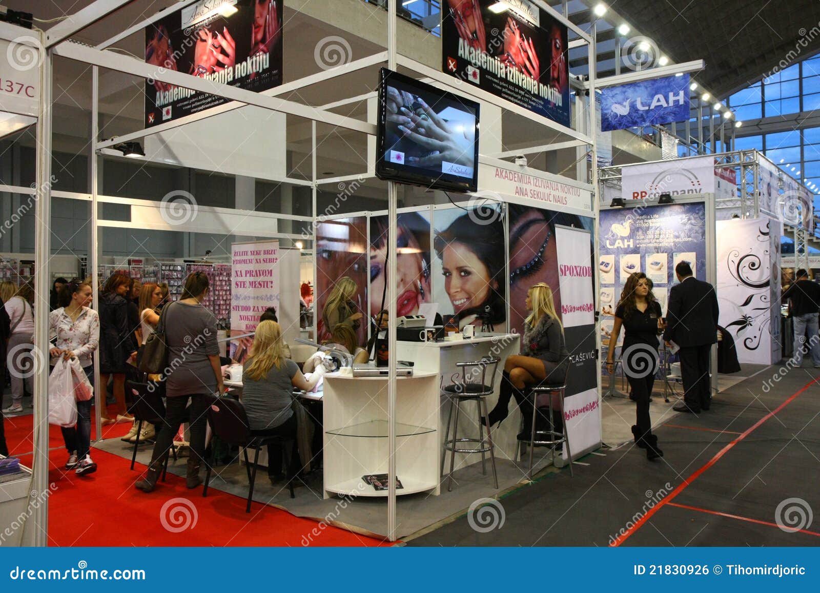 Cosmetic fair editorial photo. Image of serbia, imagination - 21830926