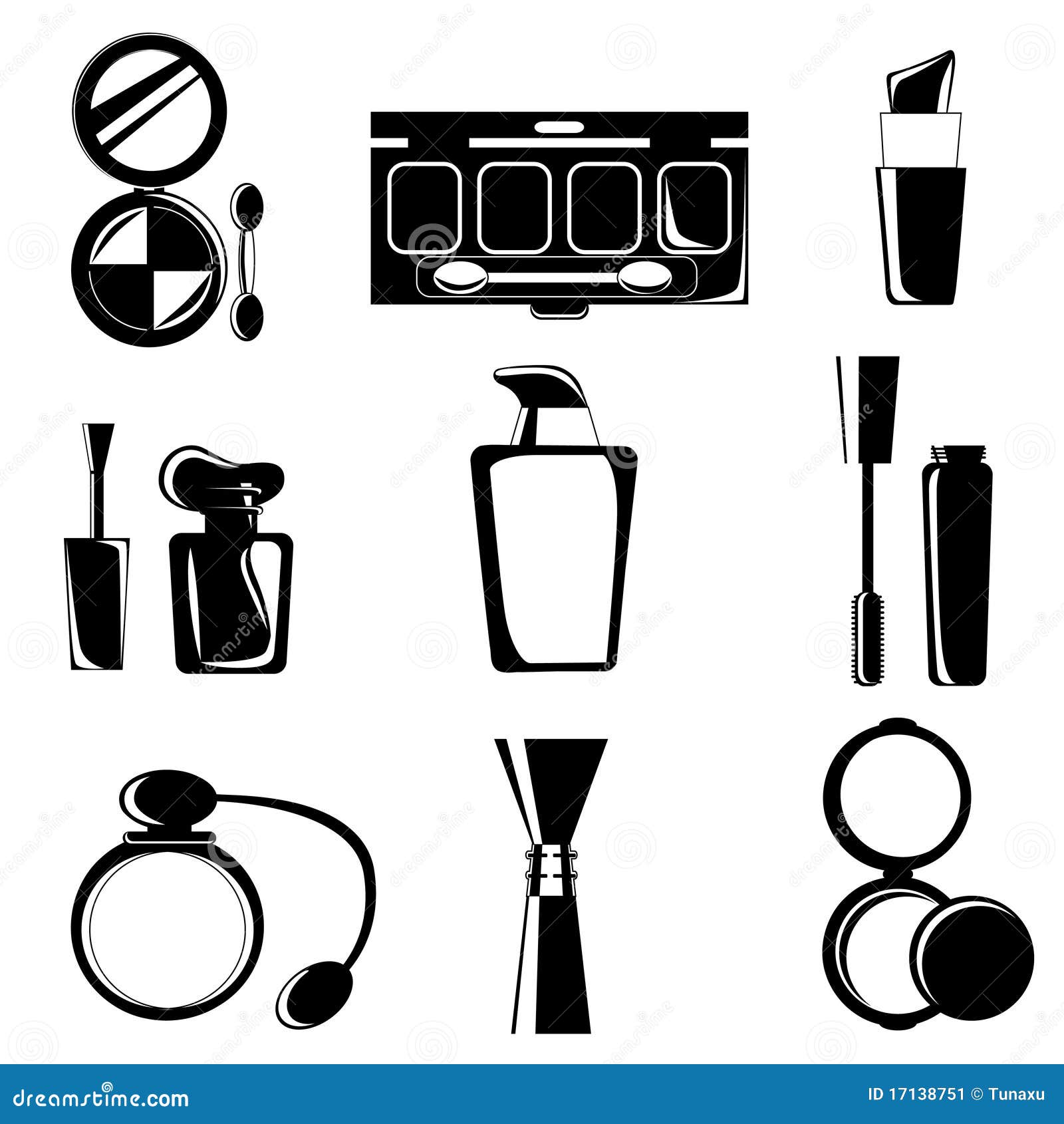 Cosmetic icons stock vector. Illustration of natural - 17138751