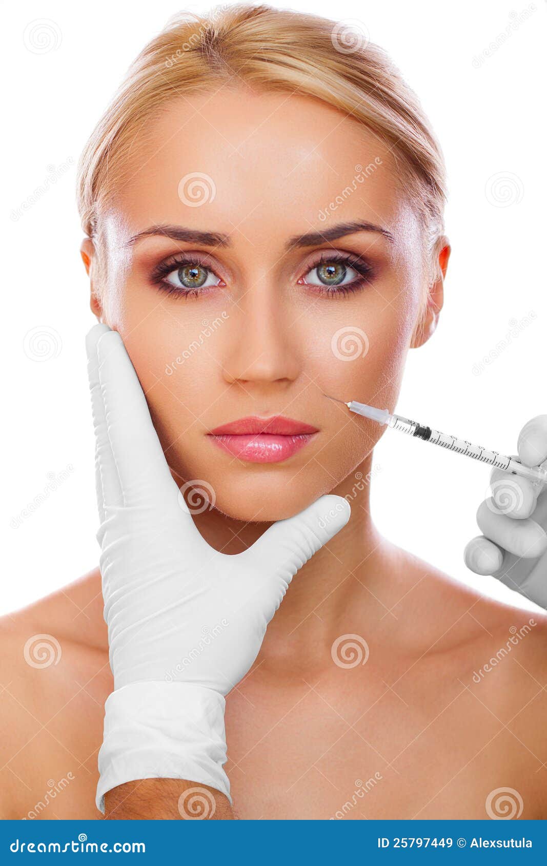 Cosmetic injection stock image. Image of body, needle - 25797449