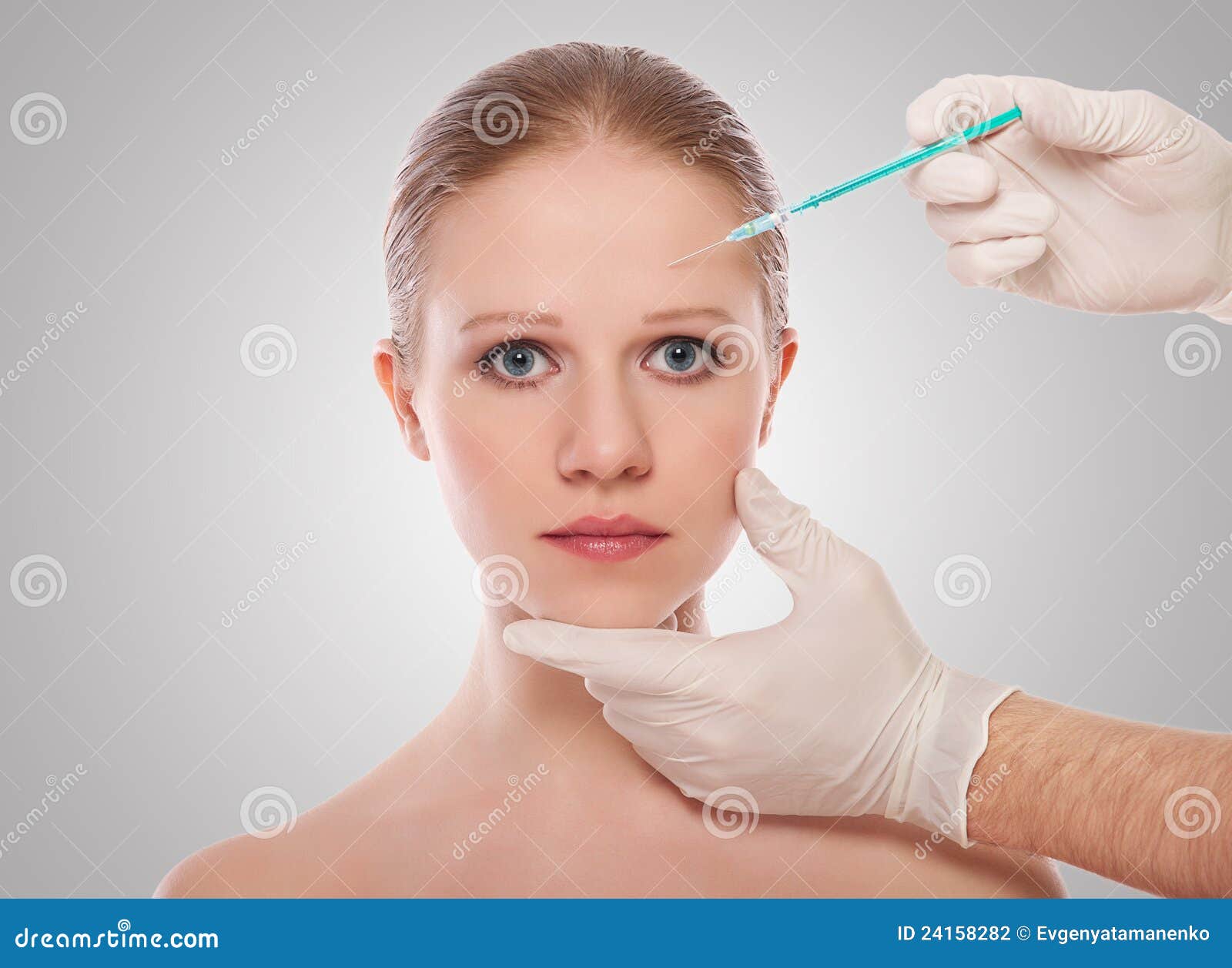 Female Botox Injection Stock Photo | CartoonDealer.com #92286252