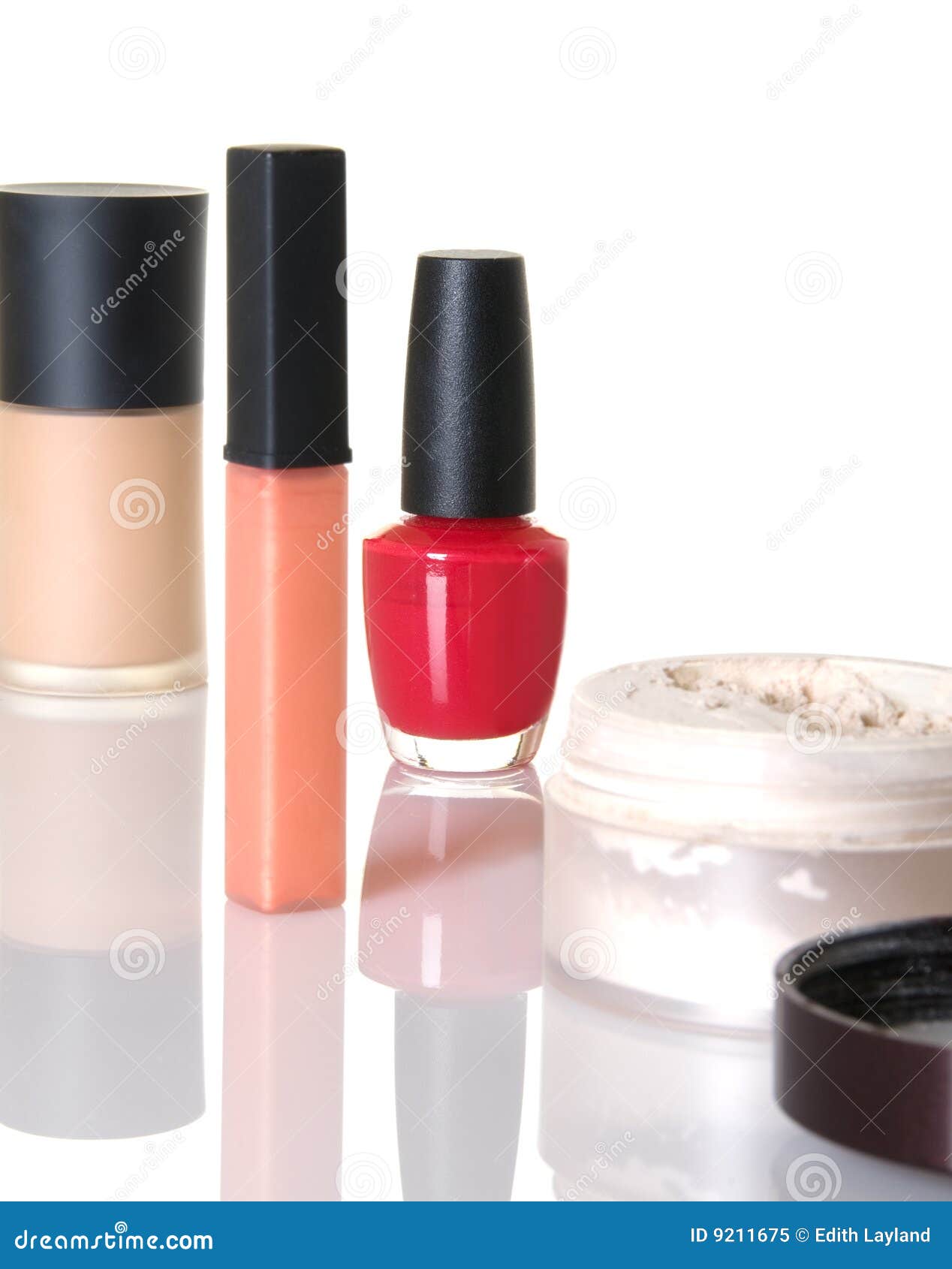 Cosmetic Items stock image. Image of define, beauty, orange - 9211675