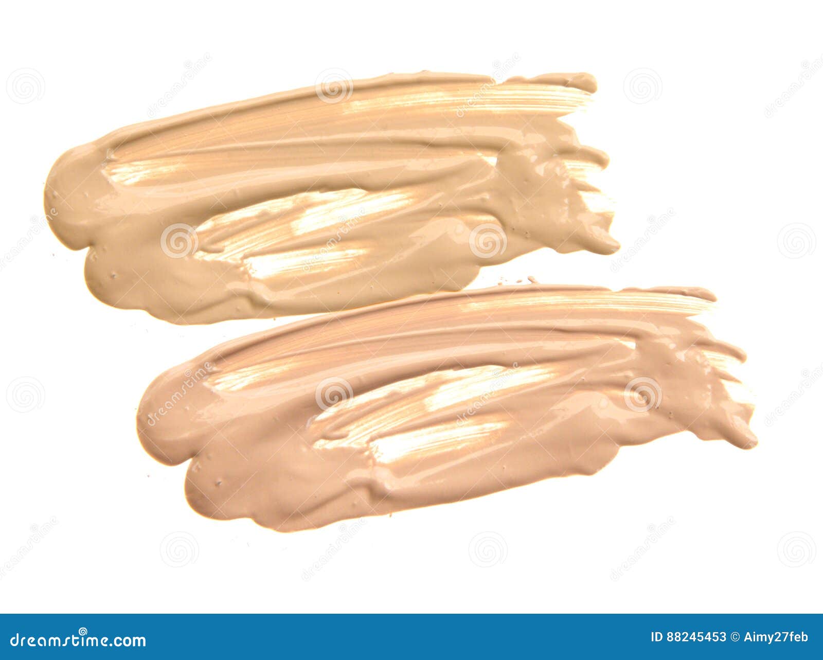 Cosmetic Make Up Beige Colors Set Isolate Stock Image - Image of ...