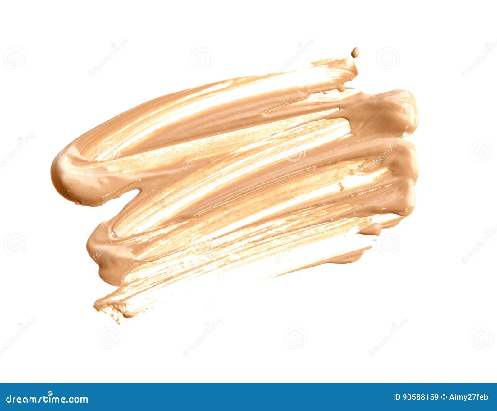 Cosmetic Make Up Beige Colors Set Isolate Stock Image - Image of ...