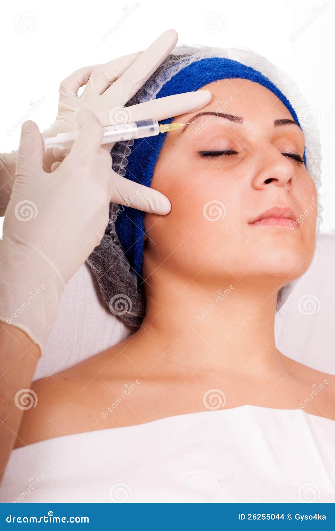 Cosmetic Procedure Botox Injections Stock Photo - Image of laboratory ...