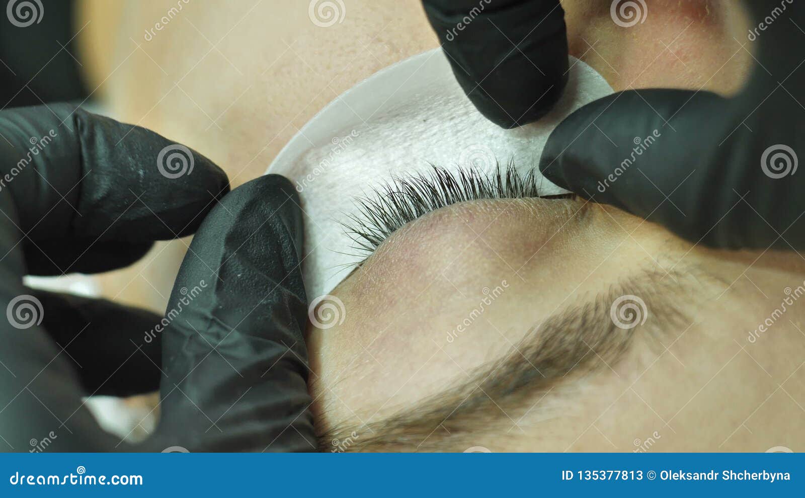 Cosmetic Procedure for Marking Eyes in the Process of Eyelash Extension ...