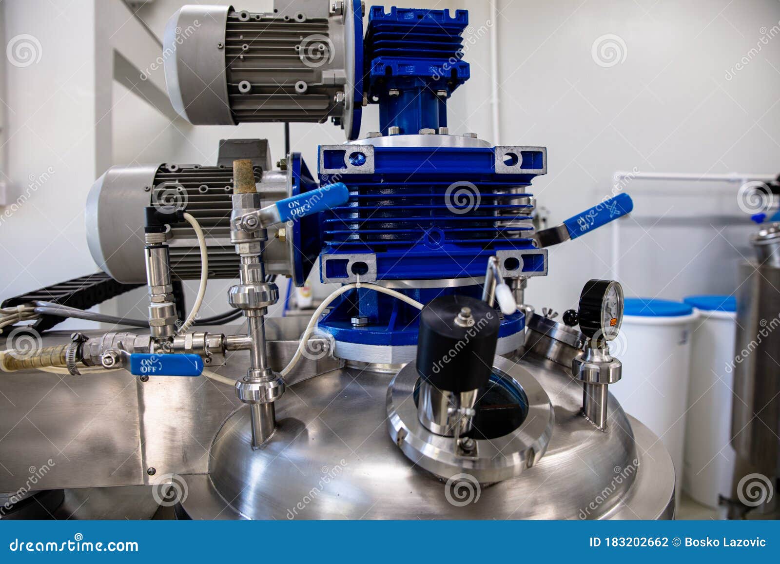 Cosmetic Production Technologies Stock Photo - Image of equipment ...