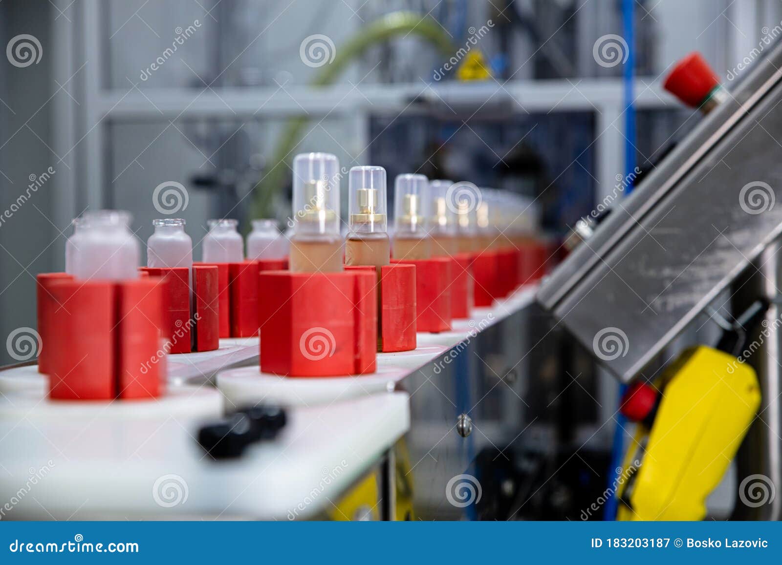 Cosmetic Production Technologies Stock Image - Image of bottle ...