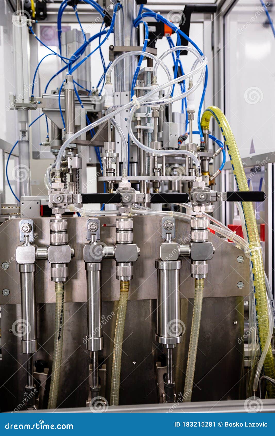 Cosmetic Production Technologies Stock Image - Image of lotion ...