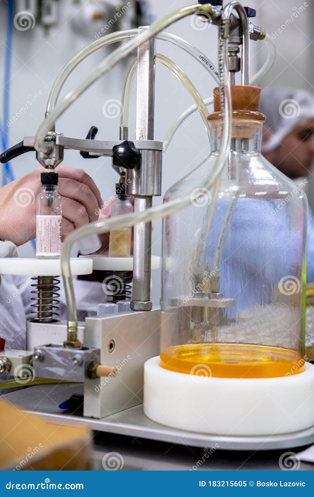 Cosmetic Production Technologies Stock Image - Image of control ...