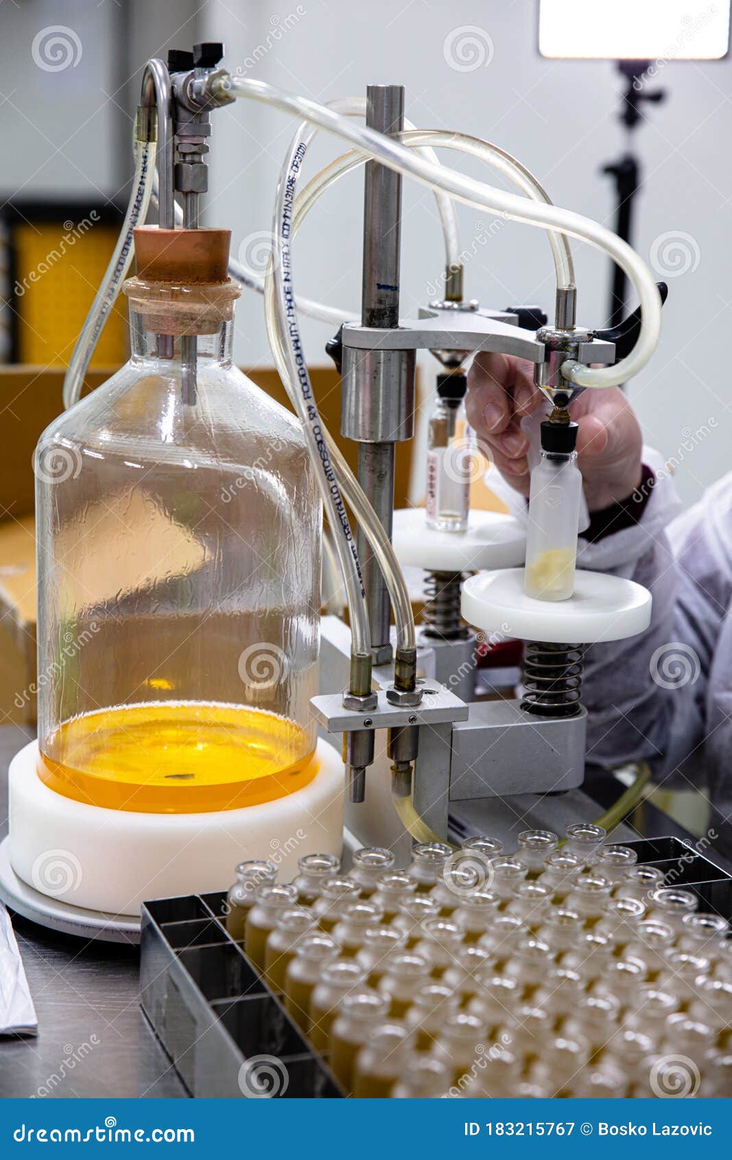Cosmetic Production Technologies Stock Image - Image of material ...