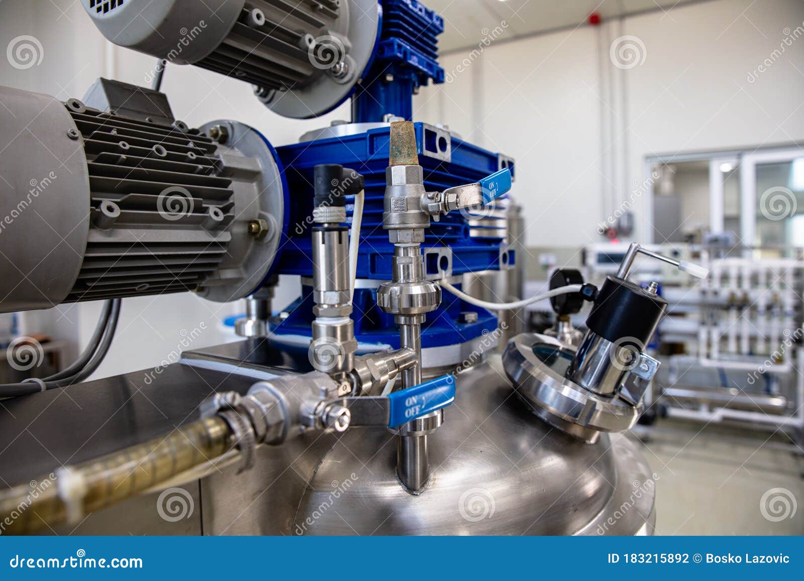 Cosmetic Production Technologies Stock Photo - Image of care, machine ...