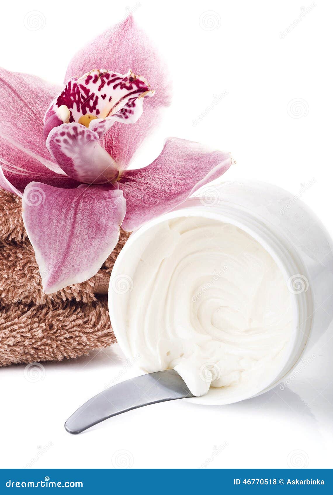 Cosmetic spa cream stock photo. Image of gentle, body - 46770518