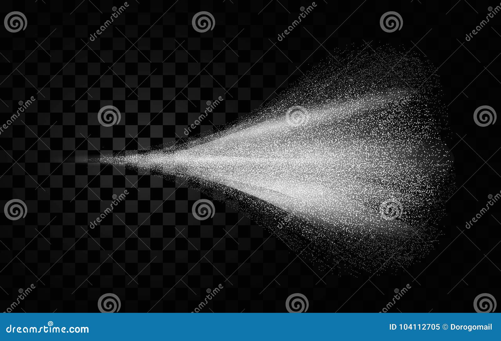Cosmetic Spray Mist of Atomizer Effect. Vector Illustration . Stock ...