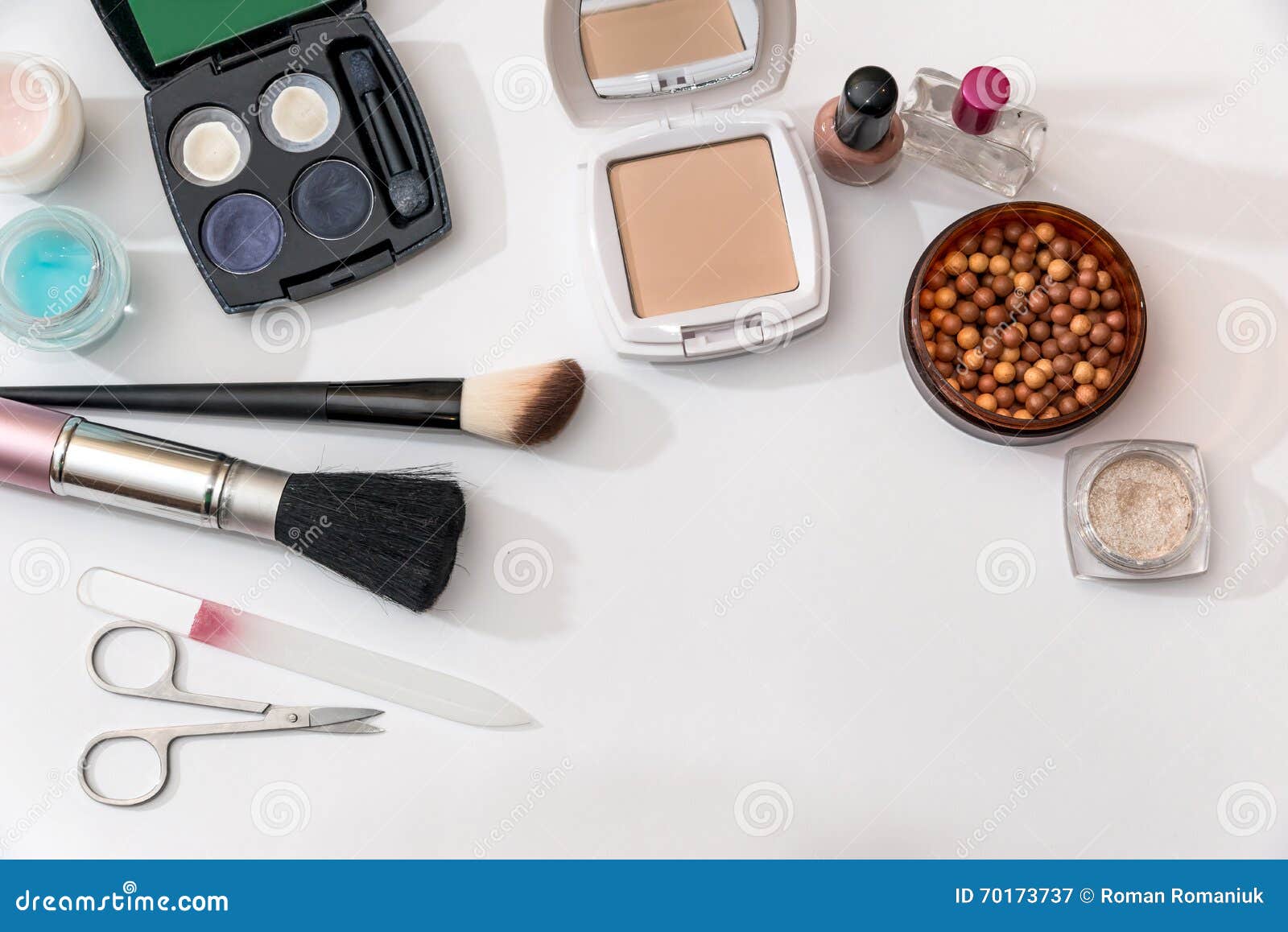 Cosmetic Things for Best Makeup Stock Image - Image of design, lipstick ...