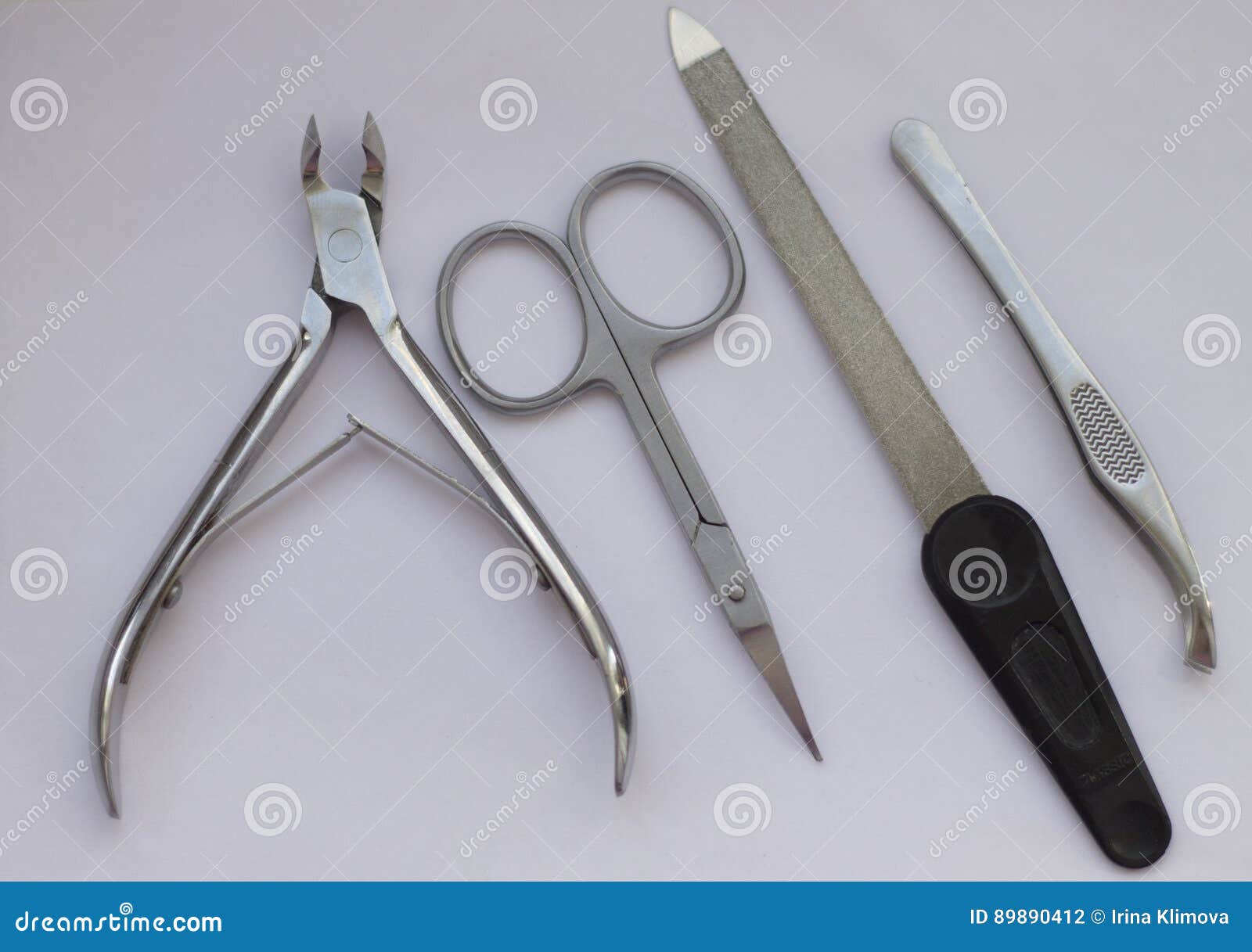 Cosmetic tools stock photo. Image of file, eyebrow, care - 89890412