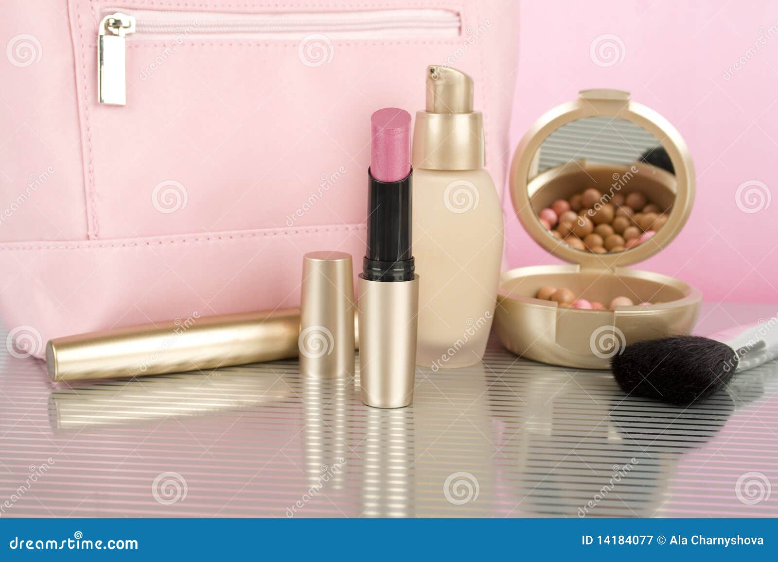 Cosmetics stock image. Image of gold, cosmetics, face - 14184077
