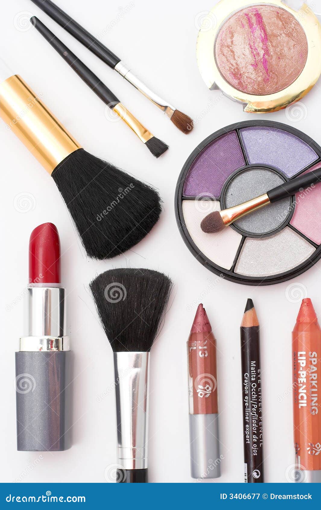 Cosmetics stock image. Image of cosmetics, sparkle, shadow - 3406677