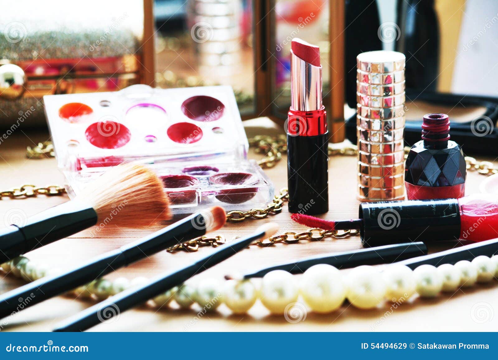 Cosmetics stock image. Image of cosmetics, lipstick, pink - 54494629