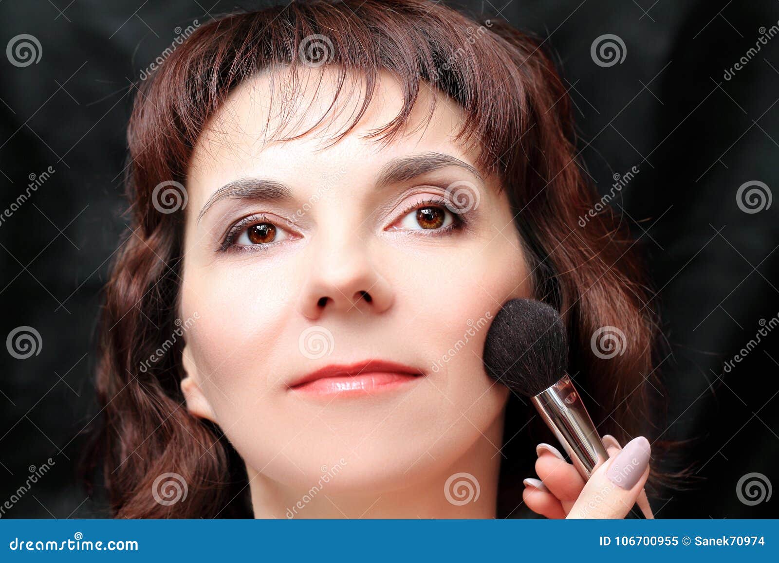 Face make-up stock image. Image of caucasian, color - 106700955
